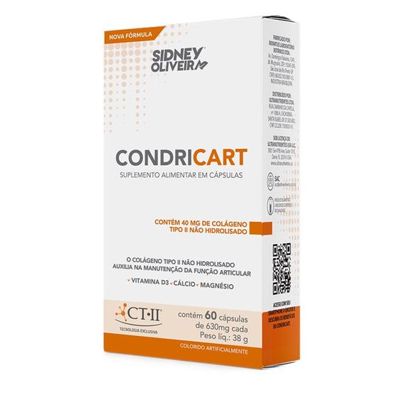Condricart 60 capsulas Sidney Oliveira - Sidney Oliveira - Colágeno ...