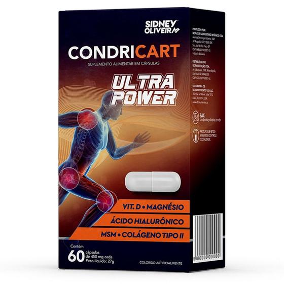 Condricart Ultra Power Colageno tipo II 60 capsulas - Sidney Oliveira ...
