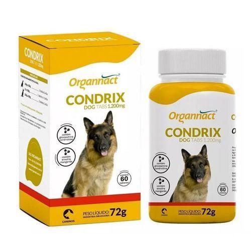 Condrix Organnact Condroprotetor Para Cães 1200Mg - Vitaminas e ...