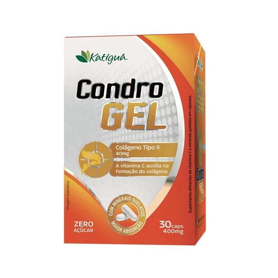 Condro Gel ( Colágeno tipo II + Vit C ) 400mg 60 cápsulas - Katiguá ...
