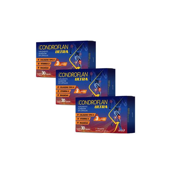 Condroflan Ultra Airela kit com 3 embalagens 30 cápsulas cada - Ômega 3 ...