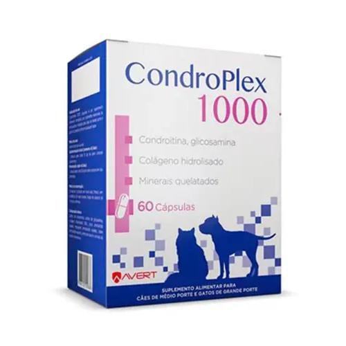 Condroplex 1000 Mg 60 Cápsulas Suplem. Cães E Gatos Avert - Vitaminas e ...