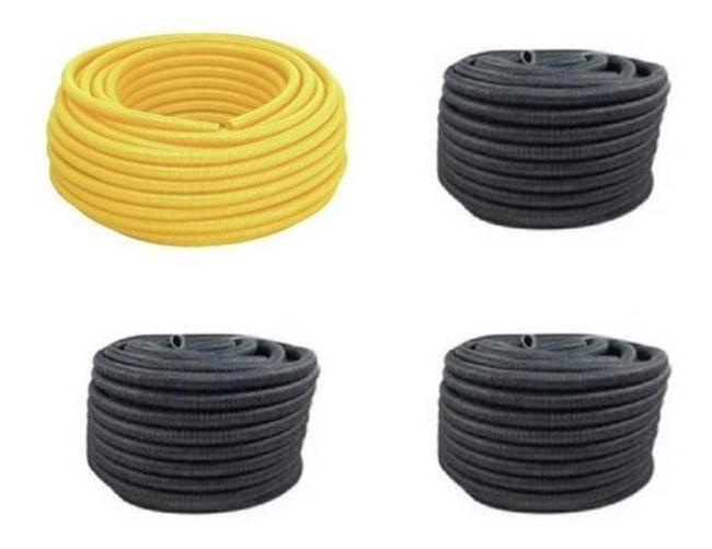 Conduíte Com 50 Metros Corrugado Eletro Duto 3/4 Rolo - Higipack ...