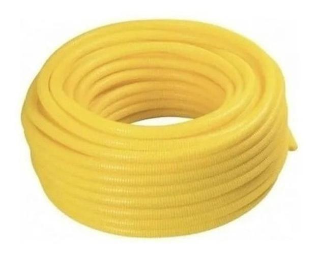 Conduíte Corrugado Amarelo 1 Polegada 50Mts - Higipack - Conduíte ...