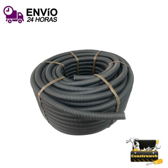 Conduite Corrugado Eletroduto 3/4" 25mm Reforçado Cinza - BL Conduites ...