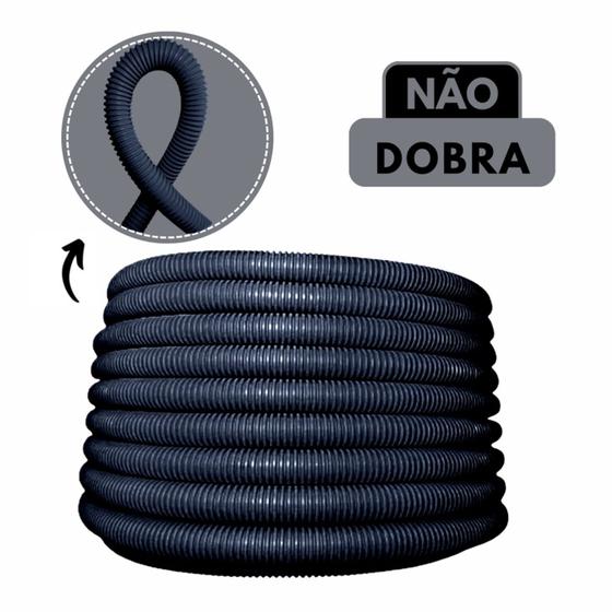 Conduíte Eletroduto Corrugado Super Flexível 1" Extra-Forte 25 Mts ...