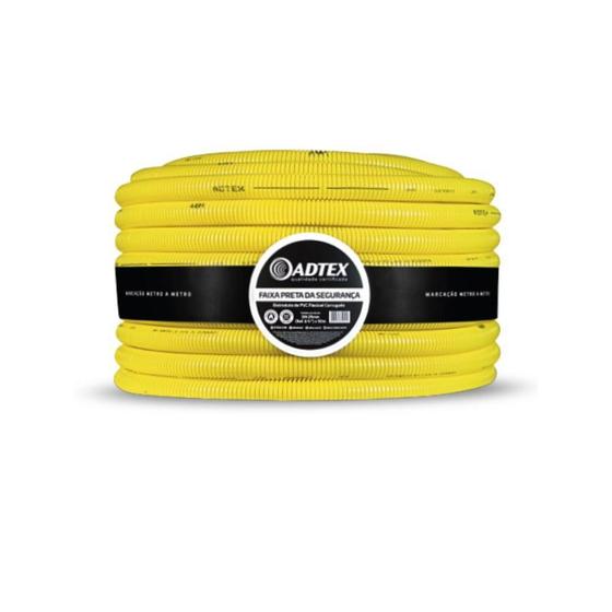 Conduíte Eletroduto Pvc Corrugado 20mm 1/2"x 50 Metros Adtex - Tubos e ...