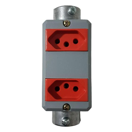 Condulete C alumínio 3/4 Tramontina tomada dupla - Condulete - Magazine ...