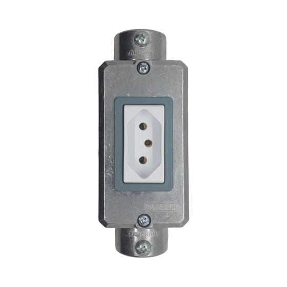 Condulete C alumínio 3/4 Tramontina tomada - Condulete - Magazine Luiza