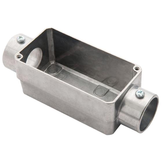 Condulete Caixa de Derivação Tipo C 2 Saídas 1" Pol. Alumínio Fixa ...