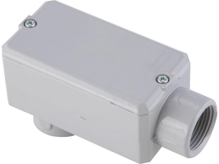 Condulete em aluminio tipo lb 2 sem rosca com tampa e com pintura epoxi ...