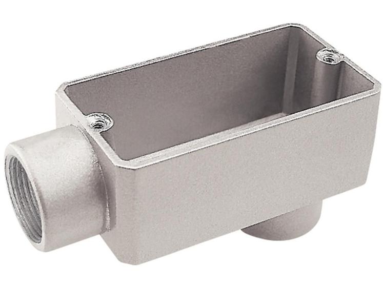 Condulete em aluminio tipo lb de 1 com rosca bsp com pintura epoxi ...