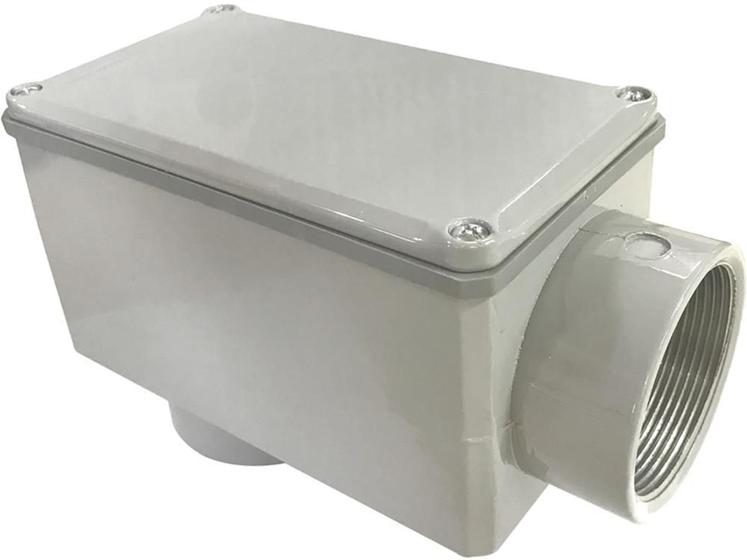 Condulete em aluminio tipo lb de 4 com tampa com rosca npt com pintura ...