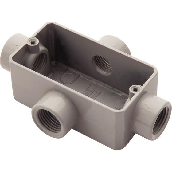 Condulete fixo 1.1/2" tipo "X" - com tampa / rosca BSP / com pintura ...