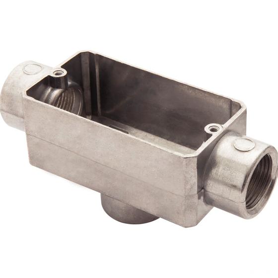 Condulete fixo 1/2" tipo "TB" - sem tampa / rosca BSP / sem pintura ...