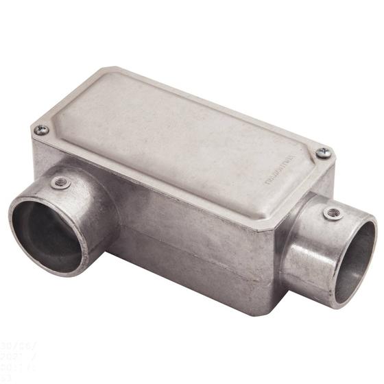 Condulete fixo 1" tipo "LR" - com tampa / sem rosca / sem pintura ...