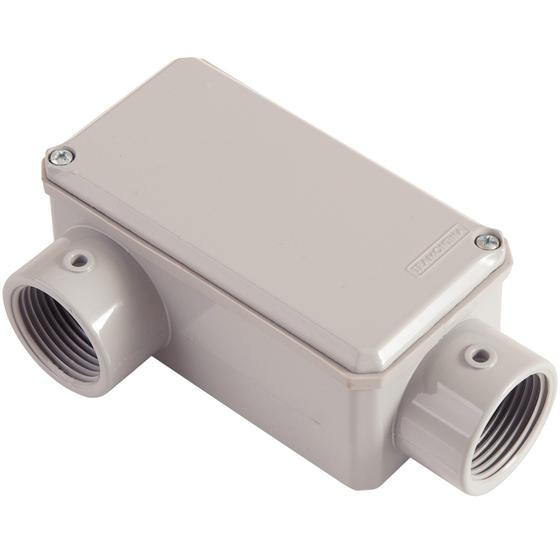 Condulete Fixo 1" Tipo LR Tramontina com Tampa com Rosca NPT e com ...