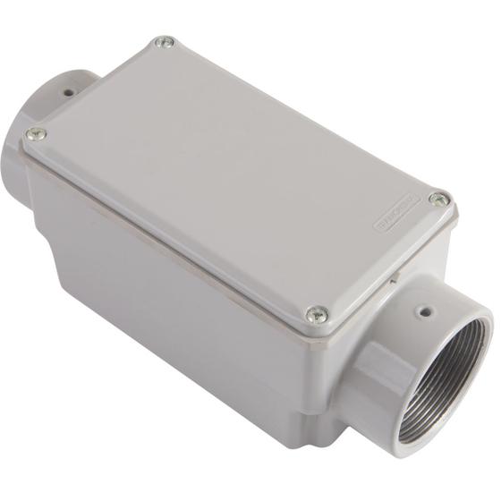 Condulete Fixo 2" Tipo C Tramontina com Rosca NPT com Tampa e com ...