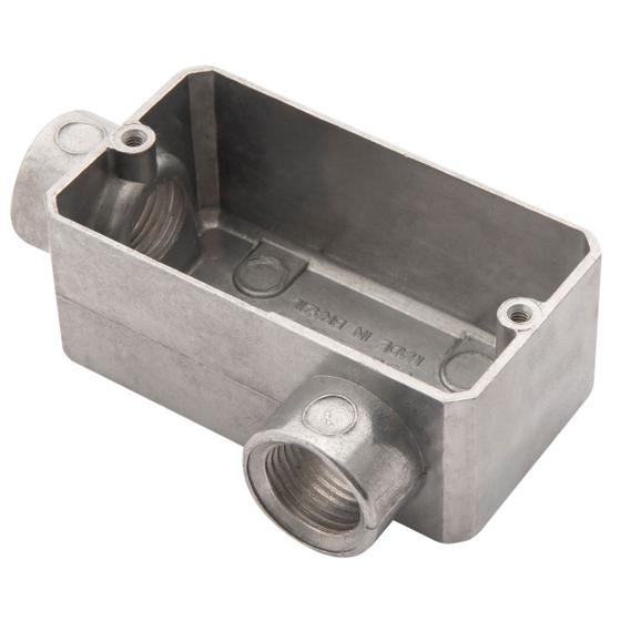 Condulete Fixo 3/4" Tipo LL Tramontina sem Tampa e sem Rosca ...