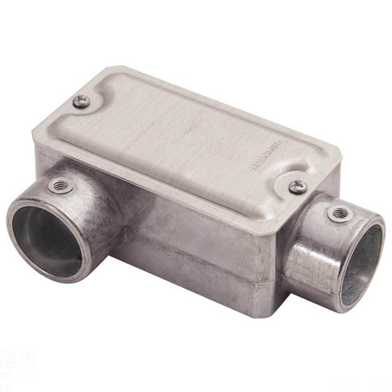 Condulete fixo 3/4" tipo "LR" - com tampa / sem rosca / sem pintura ...