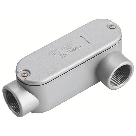 Condulete fixo ovalado 1/2" tipo "LL" - com tampa / rosca BSP / com ...