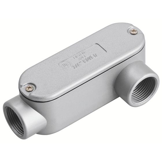 Condulete Fixo Ovalado 1" Tipo LL Tramontina com Rosca e Tampa com ...