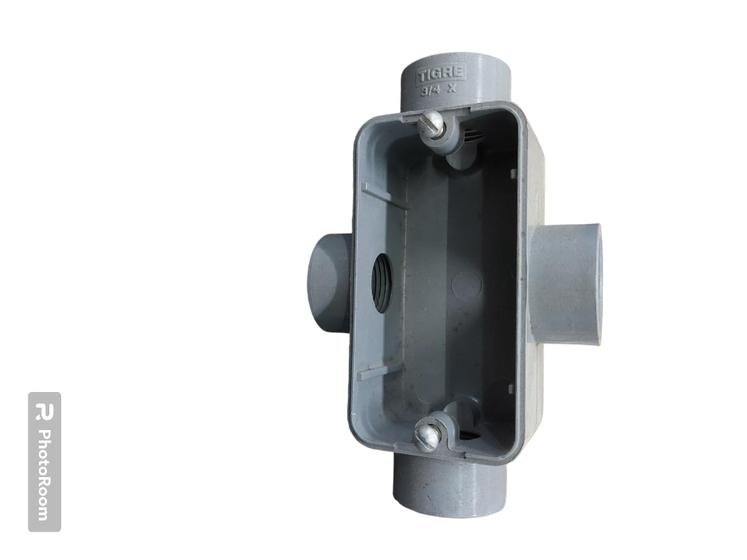 Condulete PVC Fixo 3/4 - 4 Entradas Tipo X Tigre - Condulete - Magazine ...