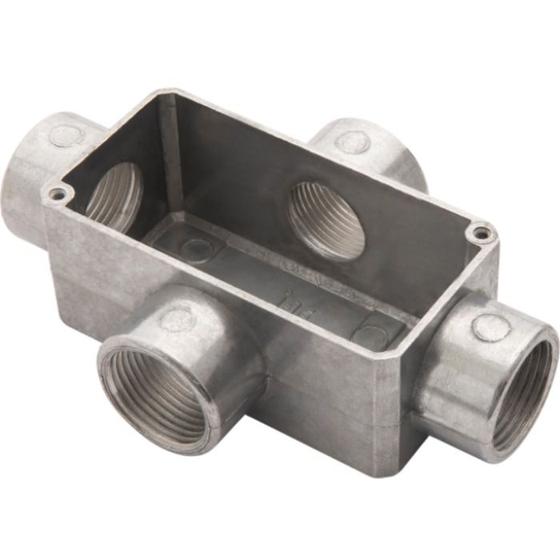 Condulete tipo x 1 c/ rosca s/ tampa s/ pintura tramontina - Condulete ...