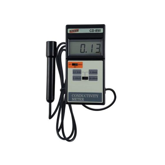 Condutivímetro Digital Faixa 0 A 200ms Hold Medidor Ec Eletrodo Cd-850 ...