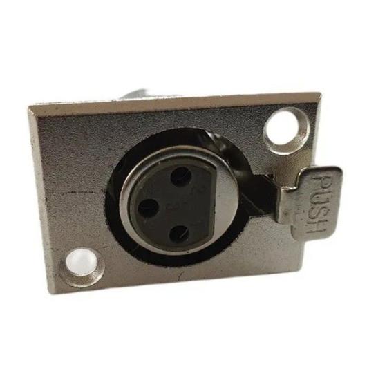 Conector Adaptador Canon Xlr Painel Fêmea - Js Technology - Conector ...