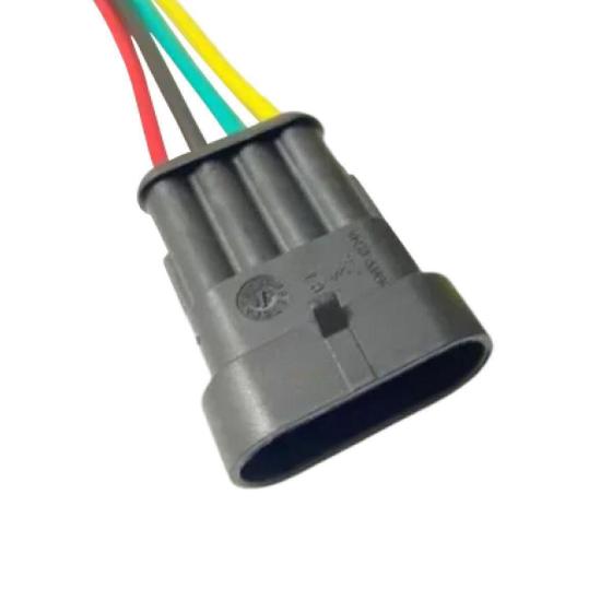 Conector Automotivo Chicote Selado 4 Vias Macho - Tarponn - Elétrica de ...