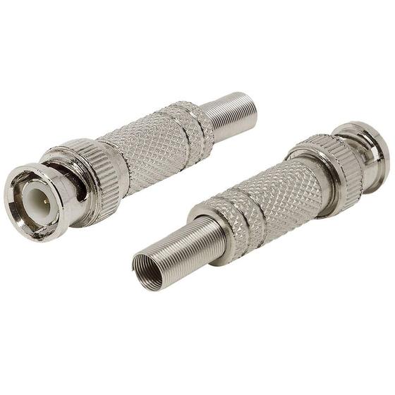Conector BNC Macho 6mm com Mola Solda - 75OHMS - STAR CABLE - Plug Macho - Magazine Luiza