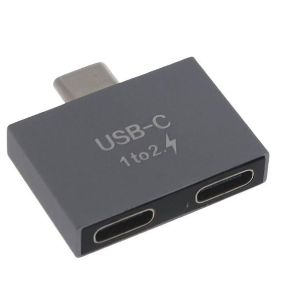 Conector de extensão do conversor tipo C masculino para splitter ...