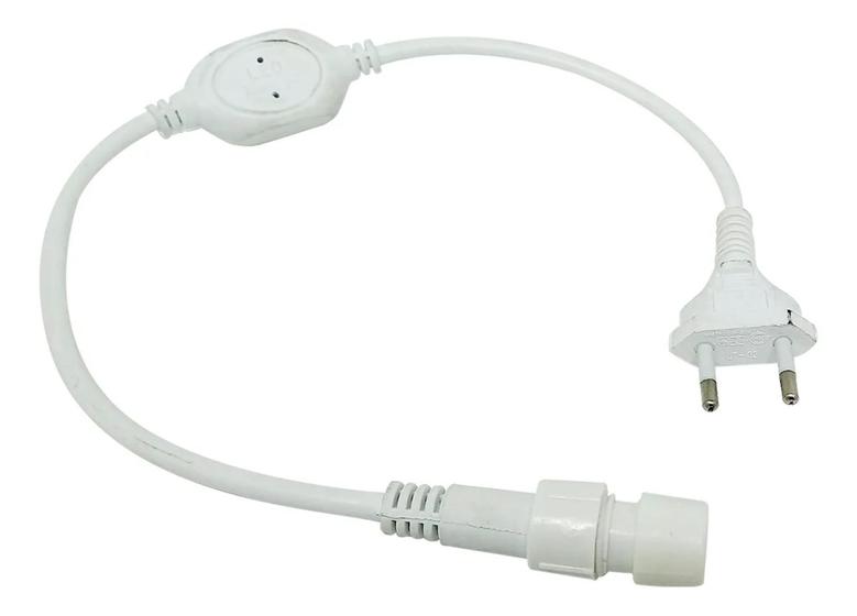 Conector De Mangueira Led Tomada Fonte Rabicho Acessório 220v - Bmc ...