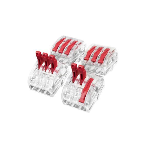 Conector Emenda 3 Fios HCRN-3 Blister com 4 Peças - Hellermann Tyton ...