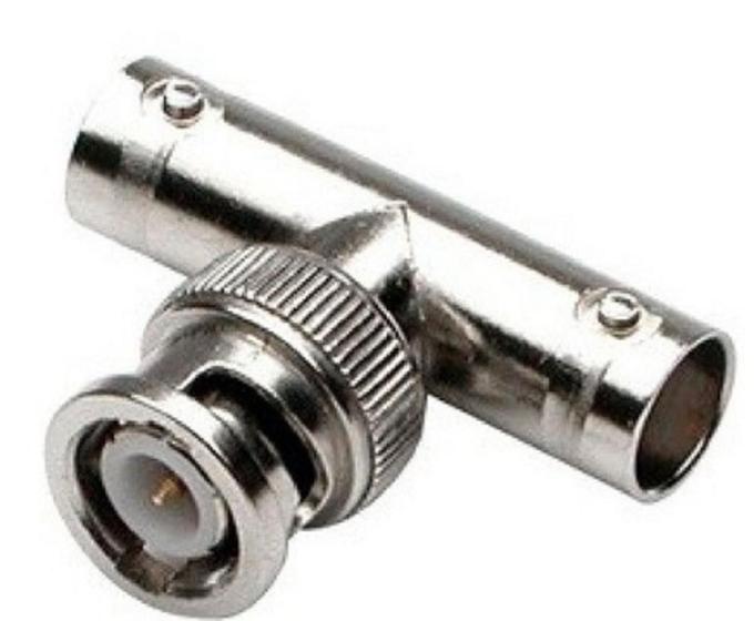 Conector Emenda Bnc Tipo T 1 Macho X 2 Fêmeas 7 Unidades - Plug Fêmea - Magazine Luiza