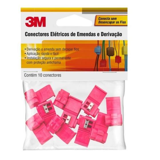 Conector Emenda Derivação 3M Scotchlok 1,0MM 10 AMP IDC 557 ...