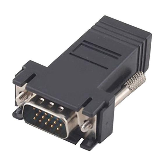 Conector Extensor Vga Macho X Rj45 - Storm - Cabos e Adaptadores ...