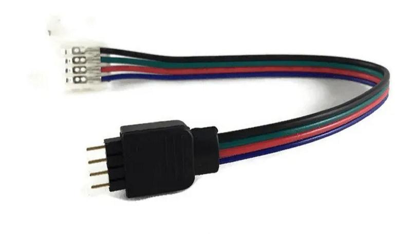 Conector Fita Led Rgb De 4 Vias C/ Conector P4 - Green Lantern - Fita ...