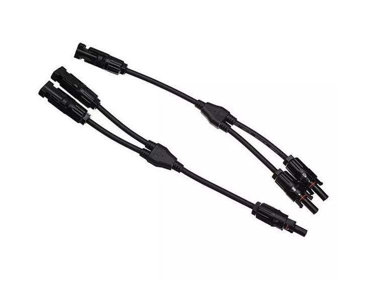 Conector MC4 Tipo Y Painel Solar 2x1 Vias - Par Macho + Fêmea - NELSTAR ...