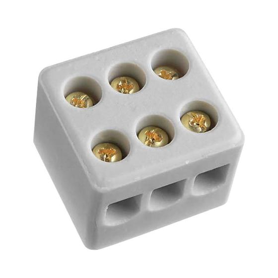 Conector Múltiplo 6mm Tripolar Cinza Bemfixa - Conectores Elétricos ...