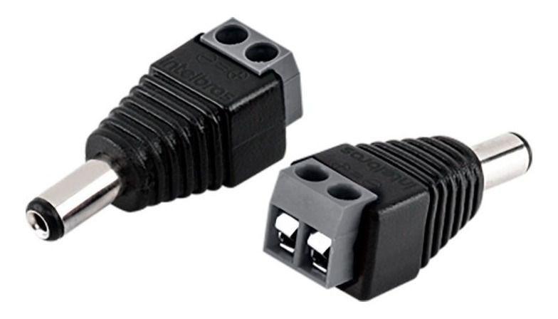 Conector P/ Câmera P4 Macho Conex 1000 (10 Peças) Intelbras - Outros ...