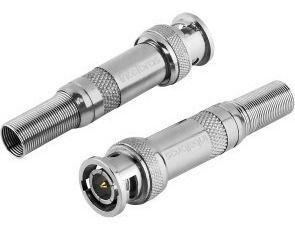 Conector Para Câmera Bnc Macho Com Mola Conex 1000 10 Peças - INTELBRAS ...