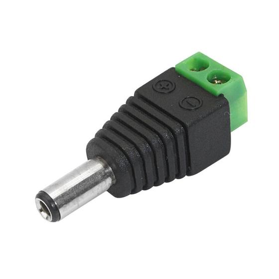 Conector Plug P4 Macho Com Borne 2.5 / 5.5mm - Jack - Plug Macho ...