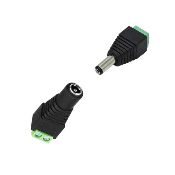 Conector Plug P4 Macho + Fêmea Borne Câmera Fita LED - S / M - Plugs e ...