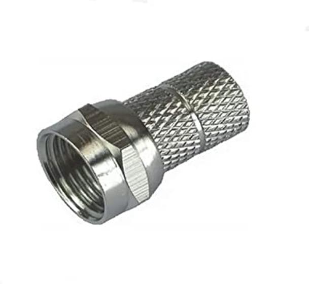 Conector Rg-59 Rosca P/cabos Coaxiais Rg-59 100 Unidades - GC OU TOZZ ...