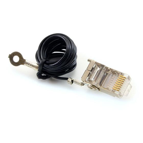 Conector rj-45 com aterramento ubiquiti tc-gnd tough cable - Outros ...