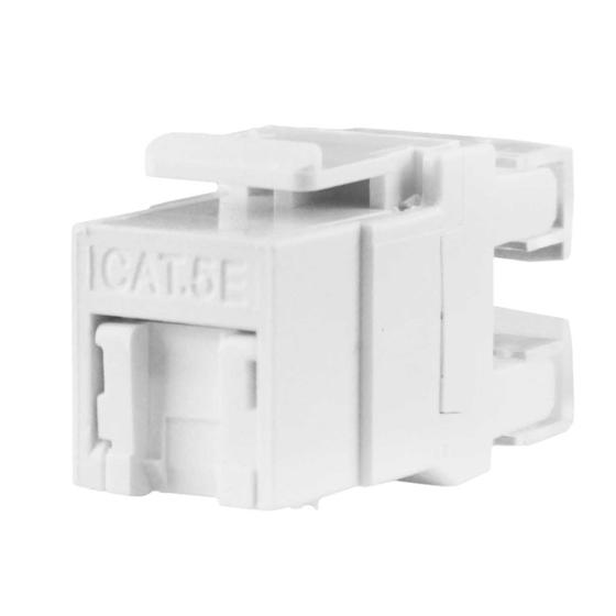 Conector RJ45 Fêmea Keystone Slim Cat5e Branco - Pier - Pier Telecom ...
