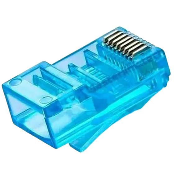 Conector Rj45 Macho Fast Track Gts Cat5e Azul 20 Unidades - Original ...