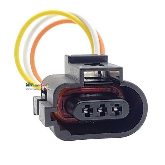 Conector Sensor de Rotação VW Gol Fox Voyage Jetta Amarok Audi A3 ...
